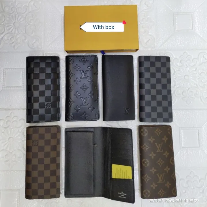 L#62665 High End Mens Long Wallet One Fold (WITH BOX) | Lazada PH