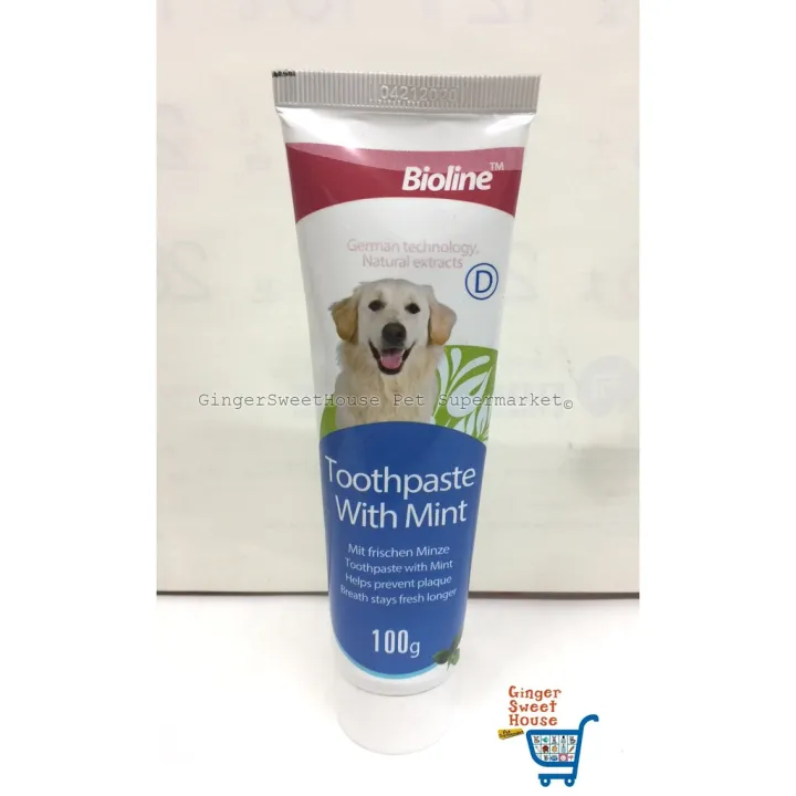 Bioline Dog Toothpaste Mint flavor 100g | Lazada PH