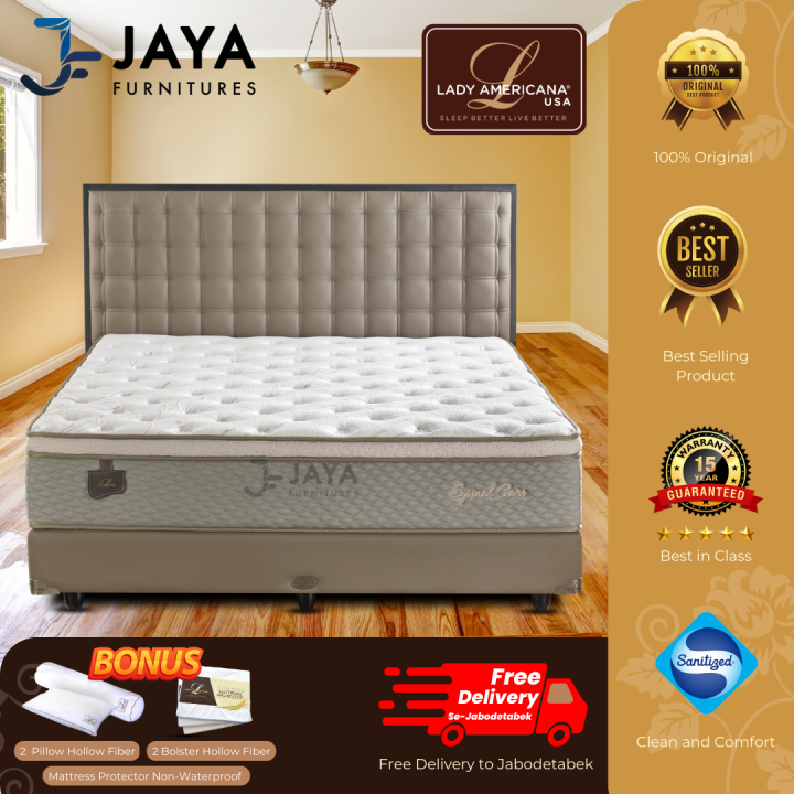 SPRING BED LADY AMERICANA SPINAL CARE | FULL SET | Lazada Indonesia