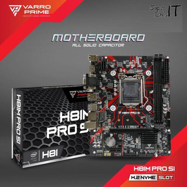 Varro H81M PRO S1 Motherboard Intel H81 LGA 1150 DDR3 M.2 NVME m-ATX | Lazada Indonesia