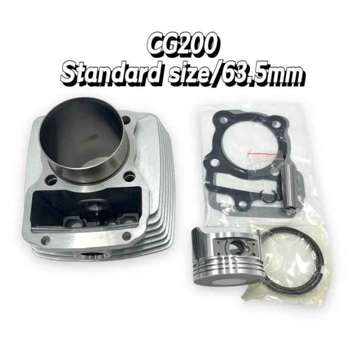 cylinder block set for CG200 63.5mm standard size | Lazada PH