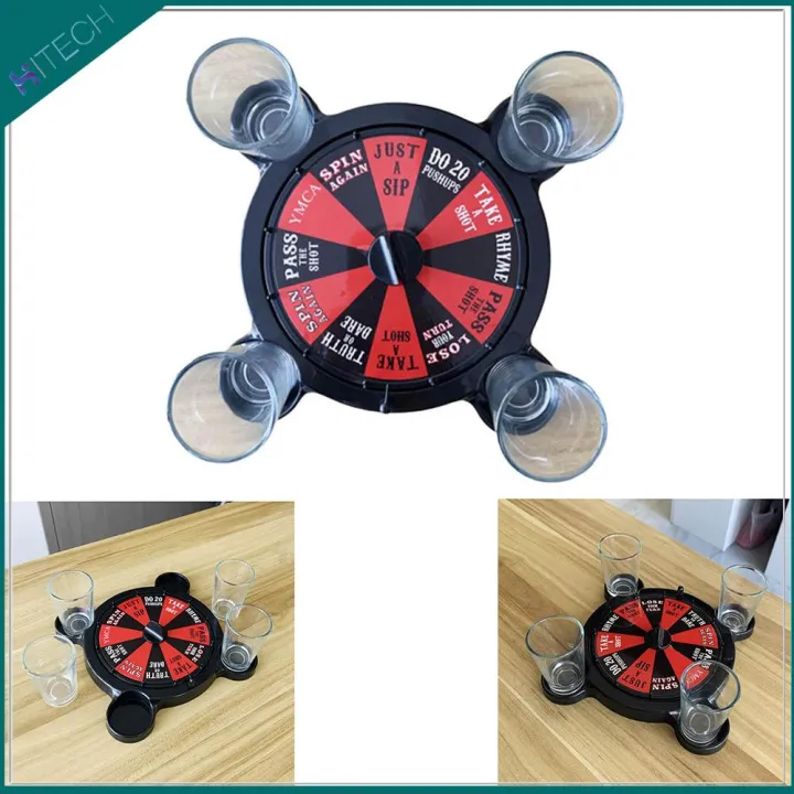 【Hot Sale】 Russian Lucky Turntable Wine Set Zhuanzhuanle Drinking Game ...