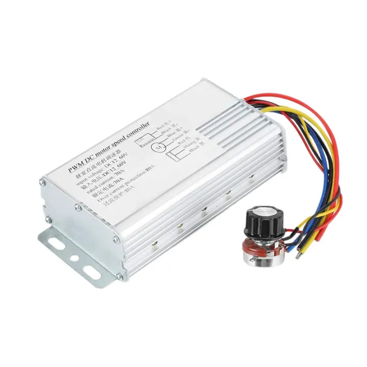 12V-60V 70A DC PWM Motor Speed Controller High Power Speed Control ...