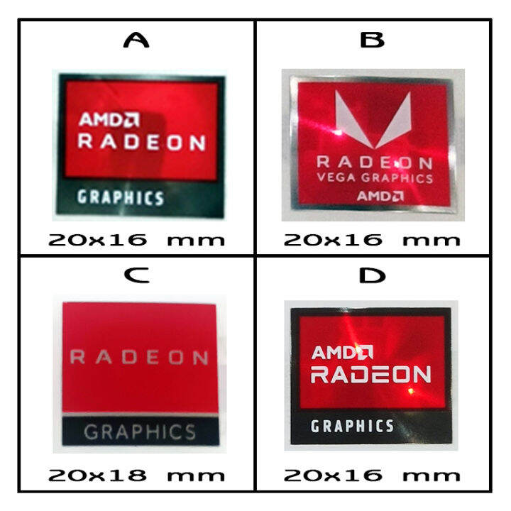 Sticker Stiker Logo AMD Radeon Graphics Original | Lazada Indonesia