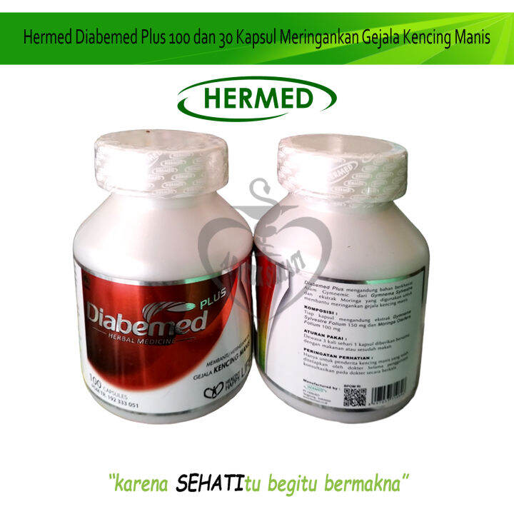 Hermed Diabemed Plus kapsul Mengatasi Diabetes Kencing Manis | Lazada ...
