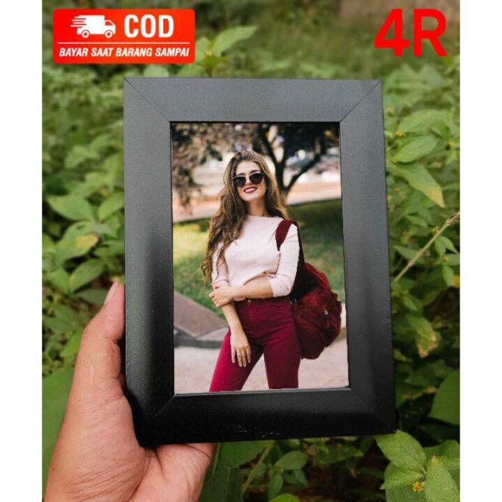 PROMO BINGKAI 4R WARNA HITAM / FRAME UKURAN 4R / BINGKAI MINIMALIS WARNA HITAM 4R (4 R) | Lazada ...