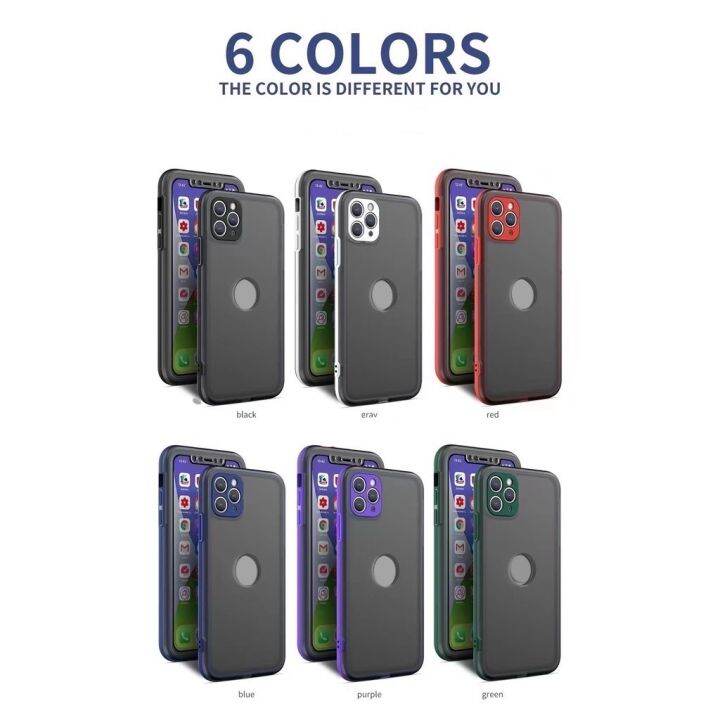 เคส ประกบหลังขุ่น รุ่น iP7PLUS iP8PLUS iP11 iP12 iP13 iP13PRO ...