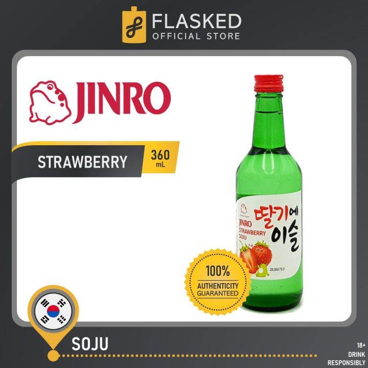 Jinro Chamisul Soju Strawberry 360mL | Lazada PH