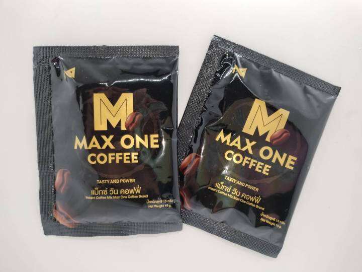 กาแฟแม็กซ์วัน กาแฟผู้ชาย Maxone Coffee แบ่งขาย ส่งเร็ว ส่งไว ( สั่งปุ๊บ ส่งปั๊บ ) ขนาดทดลอง *ไม่ ...
