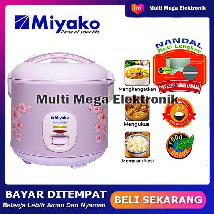 MAGIC COM RICE COOKER MIYAKO MCM 509 / 528 / 507 / 508 SBC 3IN1 ...