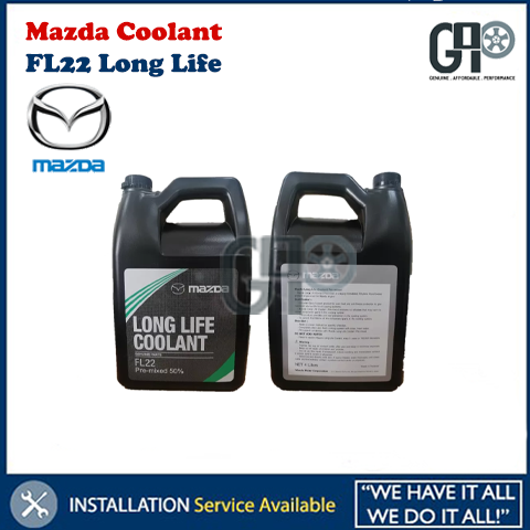 Mazda Genuine Long Life Coolant FL22 Pre-Mixed 50% - Green Color ( 1L ...