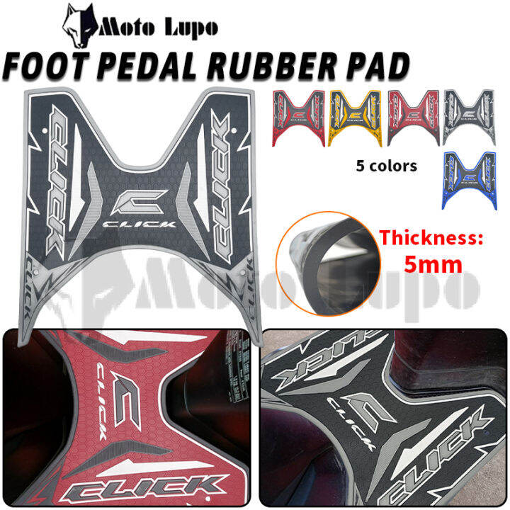 Motorcycle ClickV3 Click 125i /150i Footboard Rubber Matting With Bolts ...