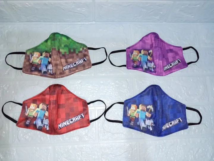 minecraft character washable facemask for kids | Lazada PH