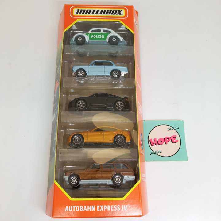 Matchbox 5 Gift Pack Autobahn Express IV Diecast Matchbox Original ...