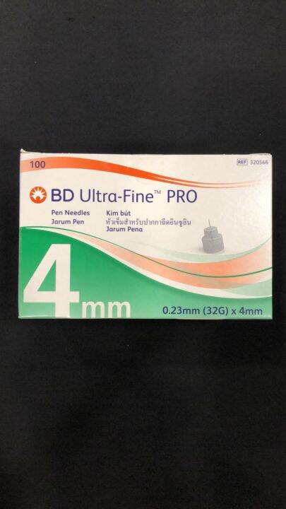 BD Ultra-Fine Pro Pen Needles 4mm (32G) 100s | Lazada