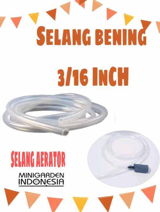 SELANG AERATOR SELANG BENING 3/16 INCH SELANG PUSO AERASI | Lazada ...