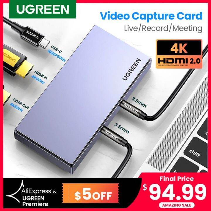 【NEW-IN】UGREEN Video Capture Card 4K HDMI to USB/USB-C HDMI Video ...