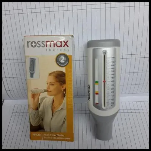 Rossmax PF120 Adult/Child Peak Flow Meter with Color–Coded Indicators ...