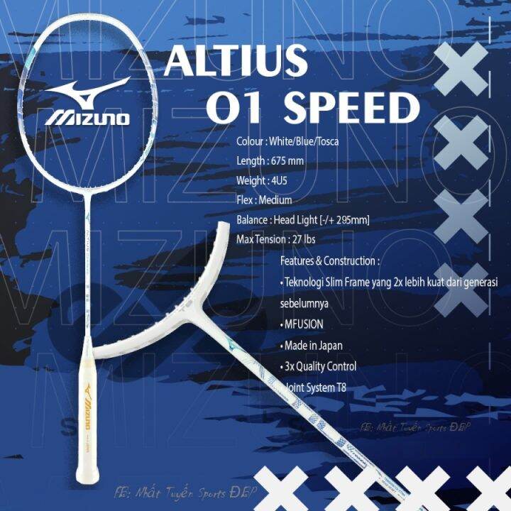 Vợt cầu lông Mizuno ALTIUS 01 Speed Nội địa Nhật (Chính hãng) | Lazada.vn