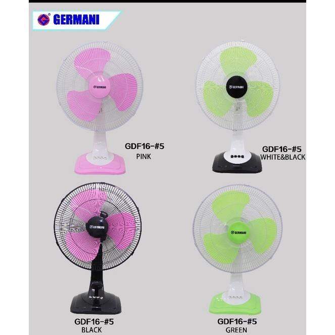 GUITA Germani Electric Desk Fan High Performance Speed Plastic Blade ...