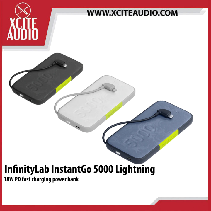 InfinityLab Instantgo 5000MAH Built-In Lightning 18W PD Fast Charging Power Bank | Lazada