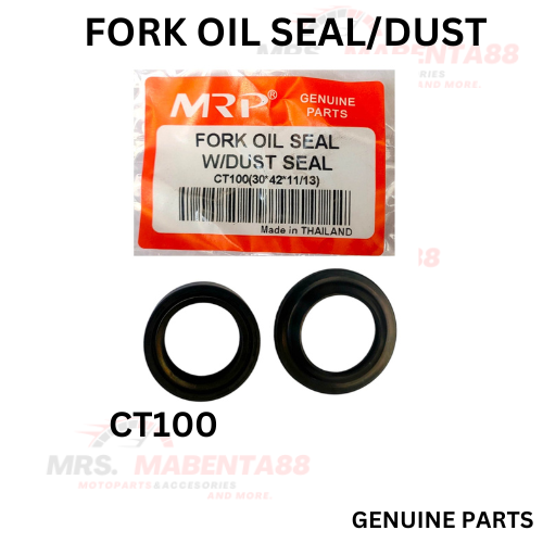 FRONT FORK OIL/DUST SEAL FOR CT100 BAJA 100% GUINUINE/ORIGINAL MR ...