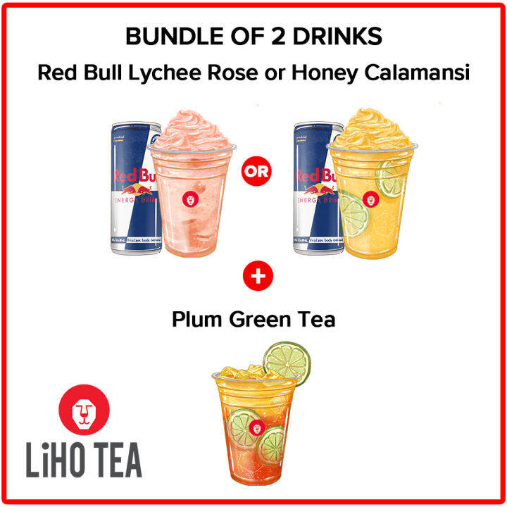 [LiHO TEA] [Lazada Exclusive] Bundle of 2: Red Bull Tea Drink + Plum ...