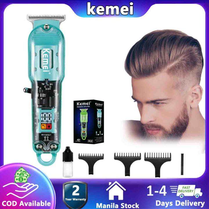 Kemei KM-1133 Rechargeable Hair Cutting Machine Barber Shop Fade ...