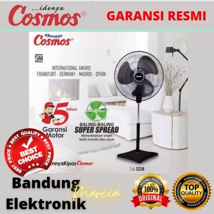 Kipas Angin Berdiri Cosmos 16-SDB Stand Fan Cosmos 16 Inch 16SD ...