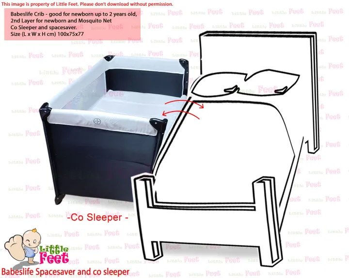 Babeslife Spacesaver and Co sleeper Crib | Lazada PH