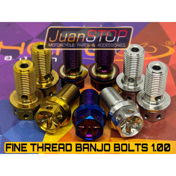 Banjo Bolts Fine Thread for Brembo M10x1.00 (Sold per piece) | Lazada PH