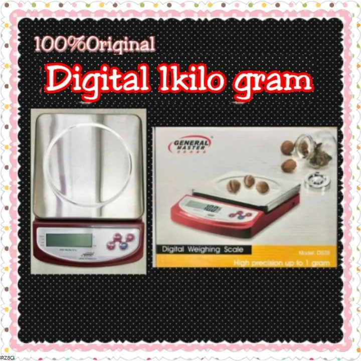 General master Digital weighing Scale 1kilo digital | Lazada PH