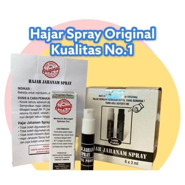 Hajar Jahanam SPRAY ASLI ORI 100 % - Lebih Ampuh dari Hajar Jahanam Mesir / Hajar Jahanam ...