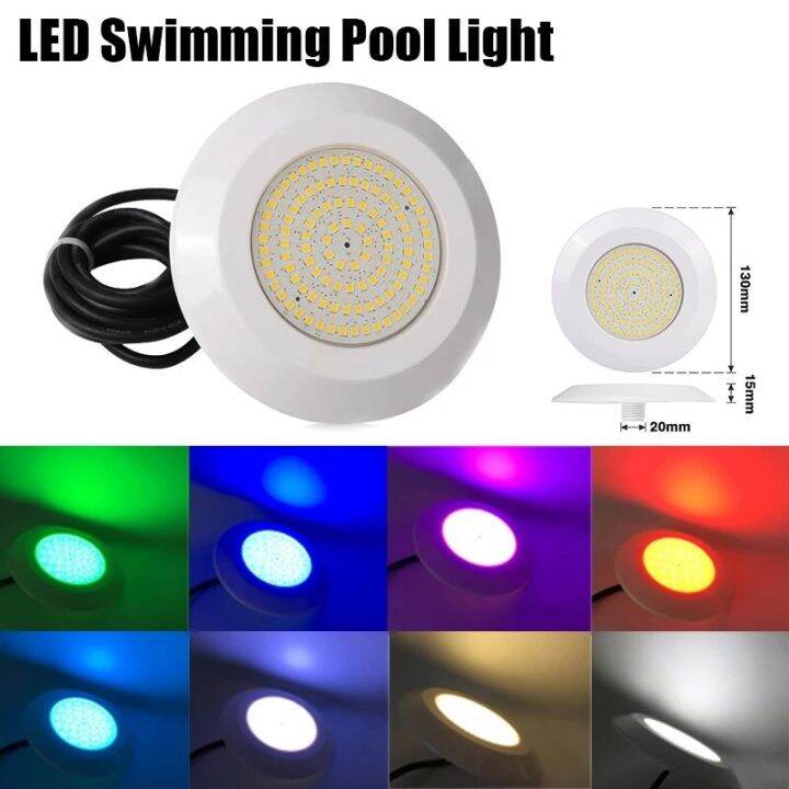 Underwater Resin Filled RGB LED Swimming Pool Light IP68 Wall Mounted LED POOL Light 12W 12V ...