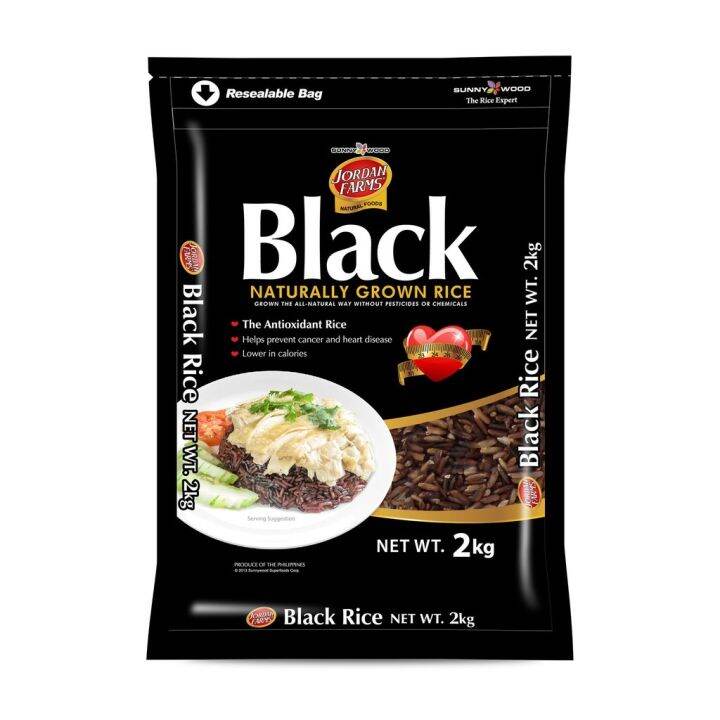 Jordan Farms Black Rice 2kg | Lazada PH