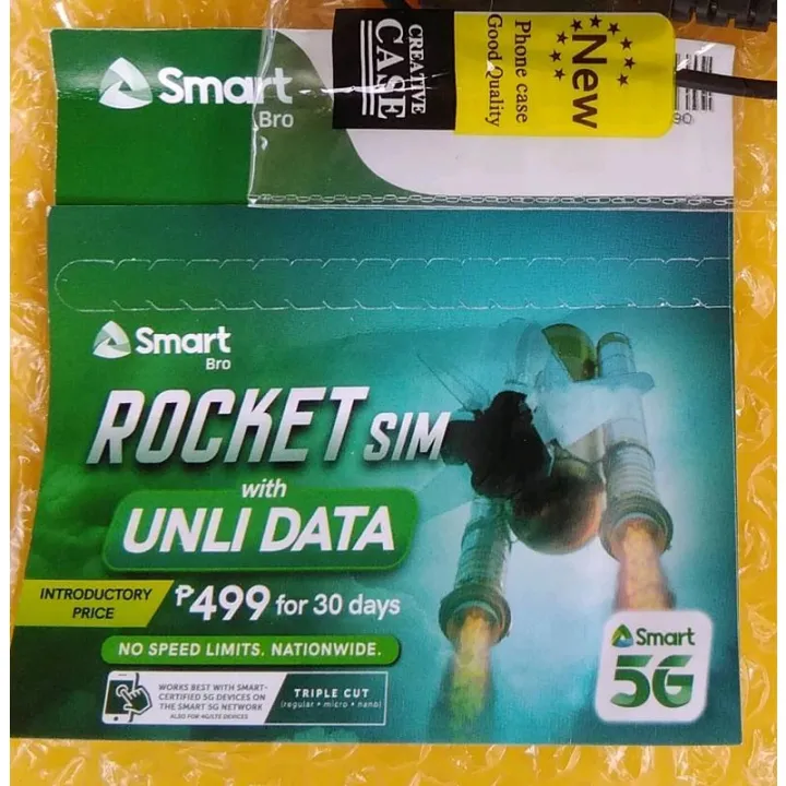 wUGSmart Rocket Sim Unli Data 499 (OLD SIM) | Lazada PH