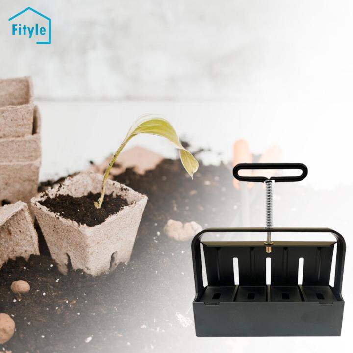 Fityle Hand Held Soil Blocker Quickly Make Soil Barrier for seedling ...