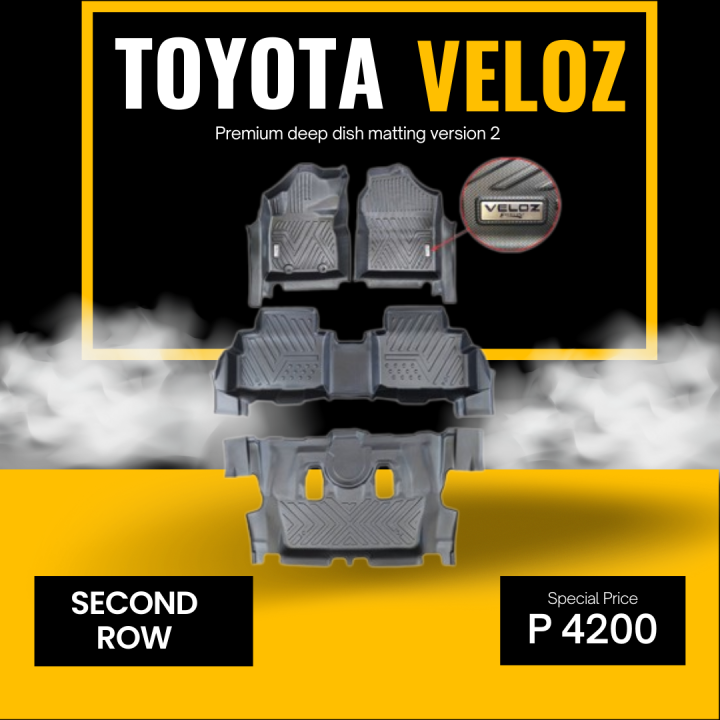 TOYOTA VELOZ premium deepdish matting extended version 2 | Lazada PH