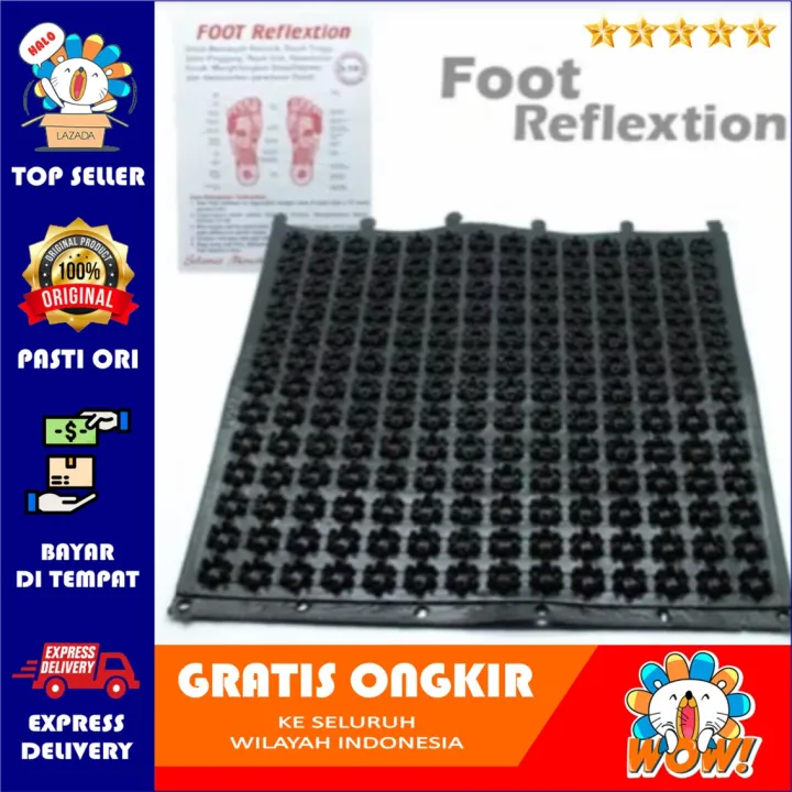 Karpet Refleksi Pijat alas Kaki Foot Reflexion Akupuntur / HITAM | Lazada Indonesia