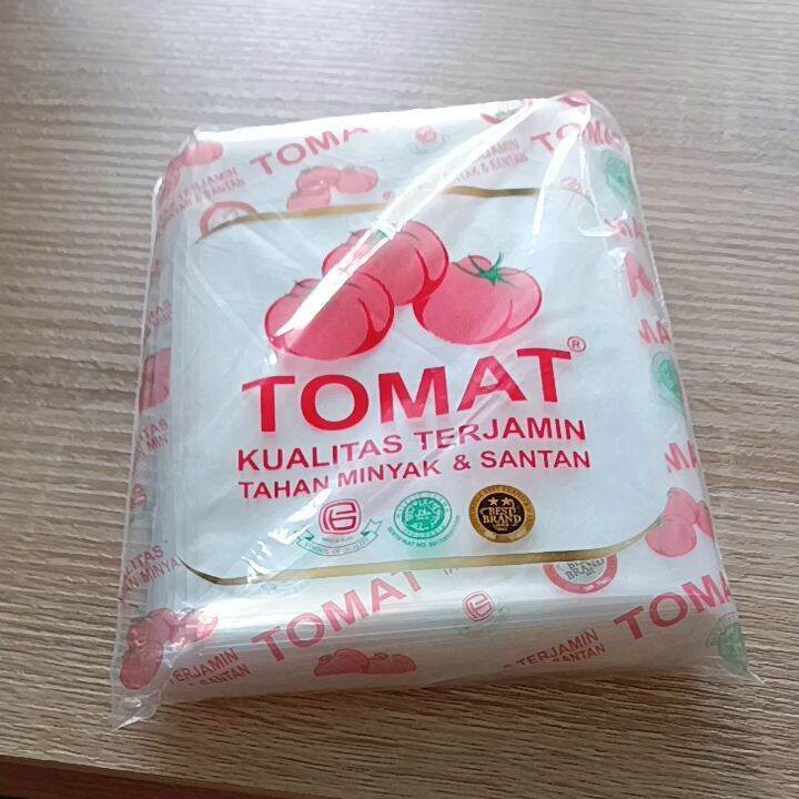 Plastik Cap Tomat / Plastik minyak santan / Plastik Es Batu | Lazada ...