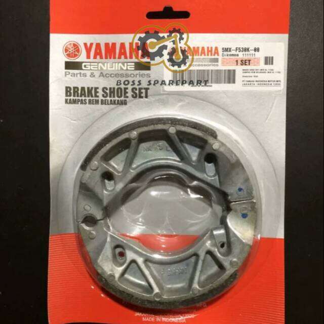 Kampas Rem Belakang (Tromol) Mio, Nouvo, Fino, X-Ride 5MX YIMM | Lazada ...