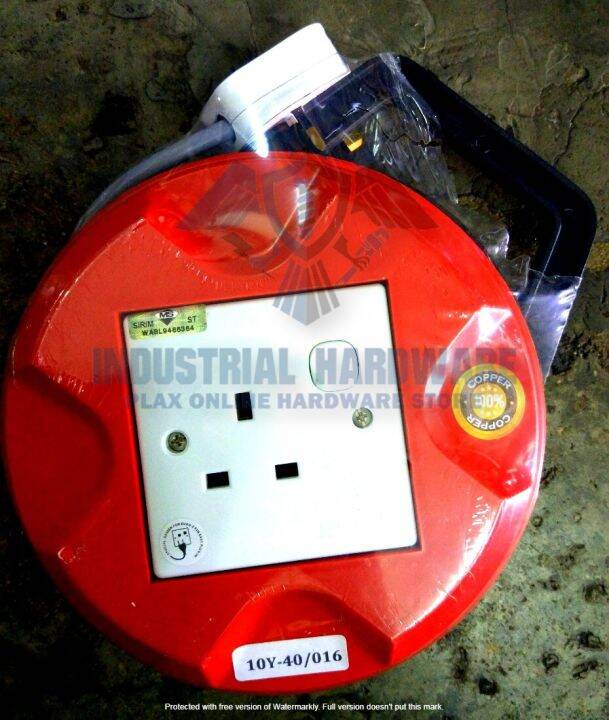 10 Yard heavy duty thick cable 13A sirim round extension box extension ...