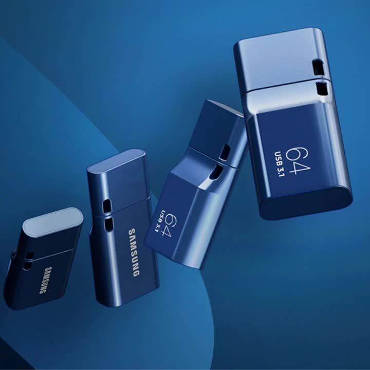 SAMSUNG USB Type-C Flash Drive 64GB Metal Water-proof Speed Up To ...