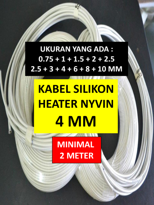 Kabel Silikon Heater Tahan Panas 4 MM | Lazada Indonesia