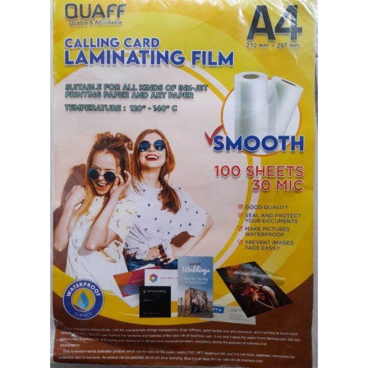 Smooth Film Quaff A4 sold per PACK | Lazada PH