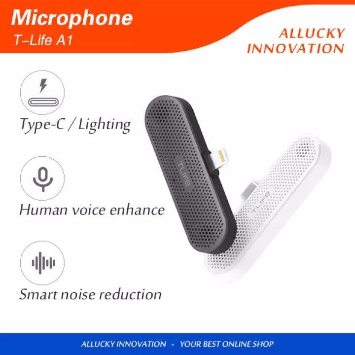 Xiaomi Mi T-Life Type C Mini Smartphone Microphone Plug-and-Play Sound ...