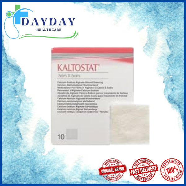 Kaltostat Alginate Calcium Sodium Dressing (7.5cm x 12cm x 10s) 168212 ...