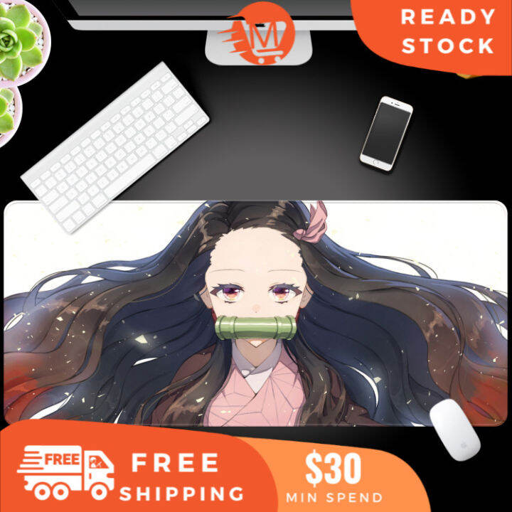 【Mixcart】【SG Ready Stock】 Demon Slayer Mouse Pad 79cm*40cm For Laptop ...