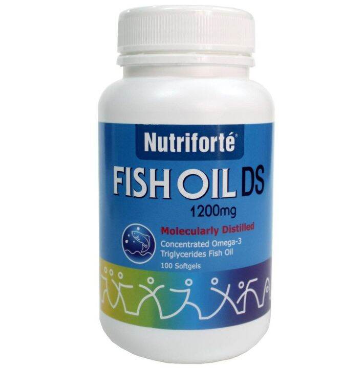 Nutriforte DS Double Strength Fish Oil 1200mg ( 100 softgels ) | Lazada