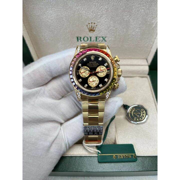 【N Factory】Ro♛lex D.ay-tona series automatic watch size 40mm Yellow ...